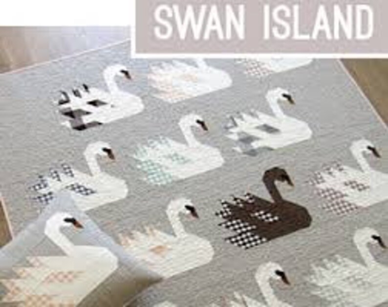Swan Island by Elizabeth Hartman - Quilt Pattern - Etsy