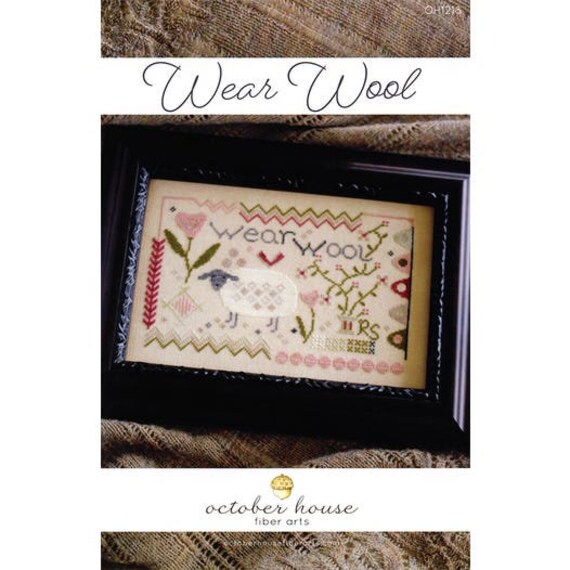 Wear Wool October House Cross Stitch Chart Cross Stitch Art ...