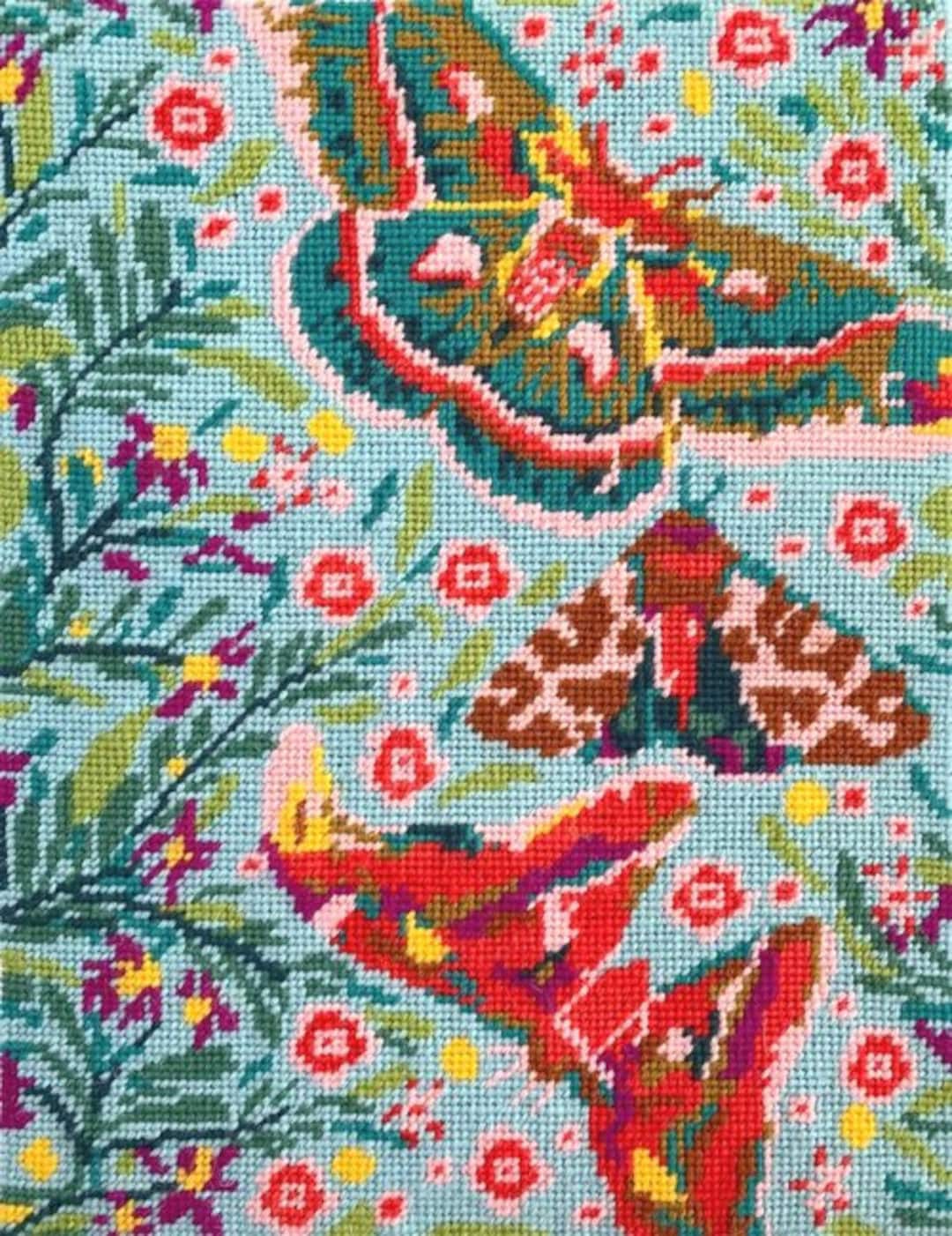 Winged Waterfall - Needlepoint Kit by Anna Maria Horner - Etsy Australia