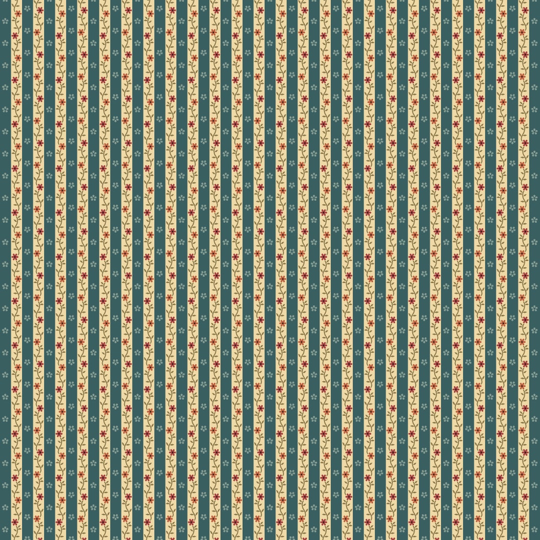 Hearthstone by Lyn Wilder for Marcus Fabrics R600535BL - 1/2 Yard - Etsy