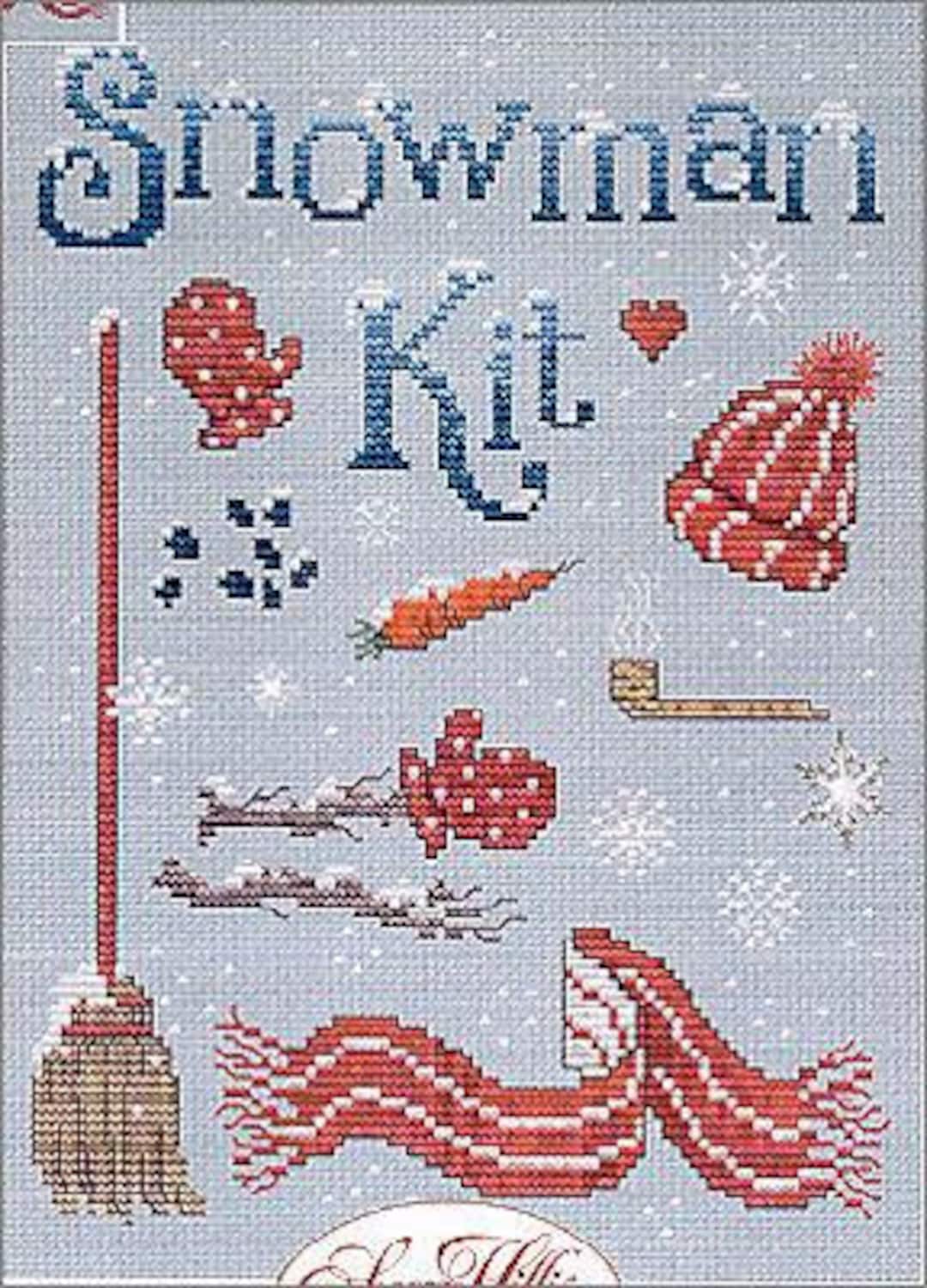 Snowman Kit - Sue Hillis Designs - Chart Only - Etsy