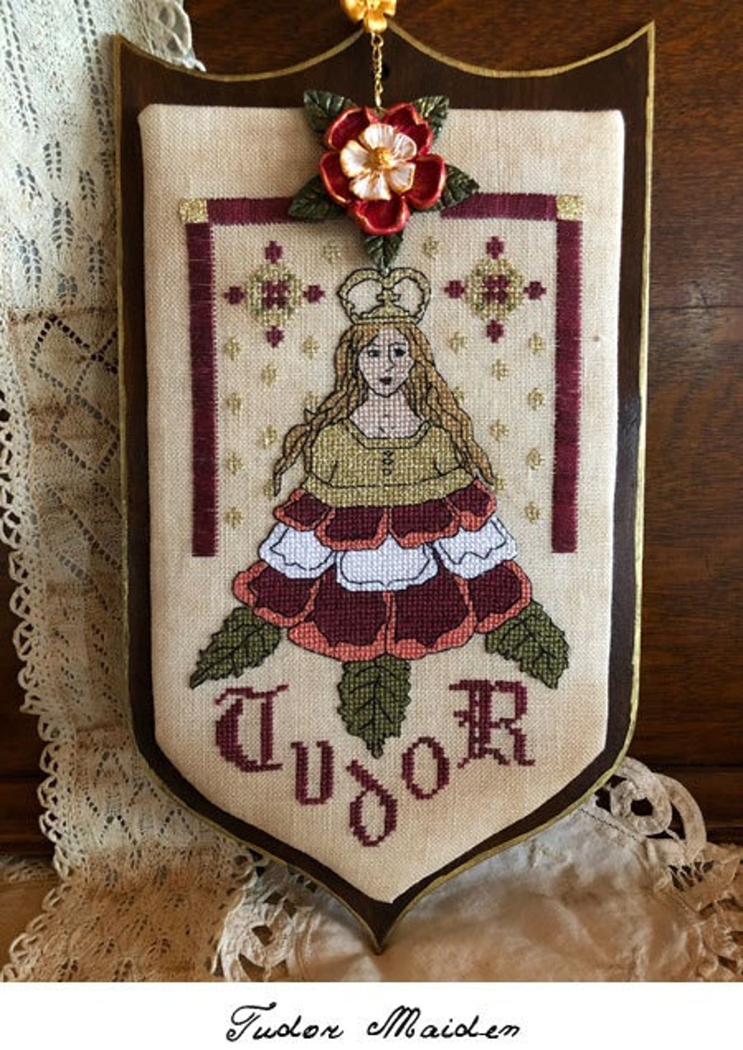 Tudor Maiden - the Primitive Hare - Cross Stitch Chart - Etsy