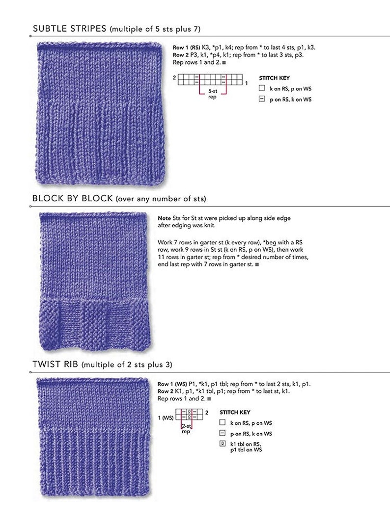 Vogue Knitting: the Ultimate Stitch Dictionary - Etsy