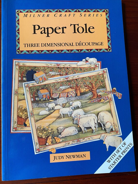 PAPER TOLE Thee Dimensional Decoupage Milner Craft Book - Etsy