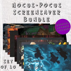 Hocus Pocus Frame TV Skylight Calendar Screensaver Bundle - Etsy