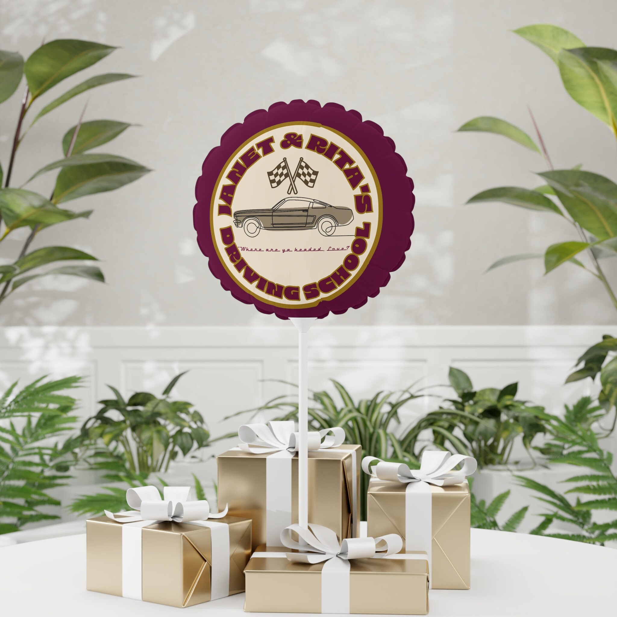 Bluey Bingo Birthday Balloon, Rita's Driving School Balloon round, 11 ...