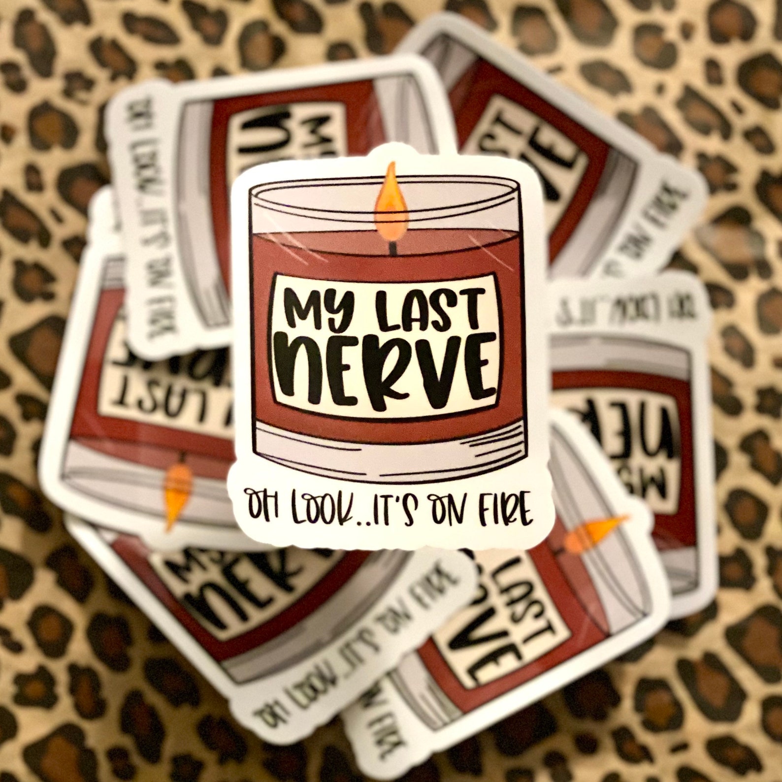 My Last Nerve Die Cut Sticker Waterproof Gloss Laptop - Etsy