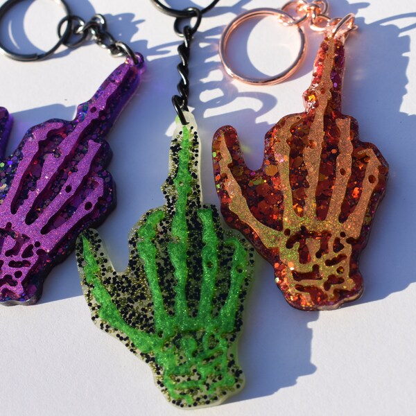 Key Chain Flipping the Bird - Etsy