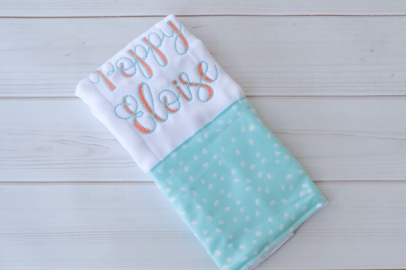 Personalized Burp Cloths Personalized Baby Gift Burp - Etsy