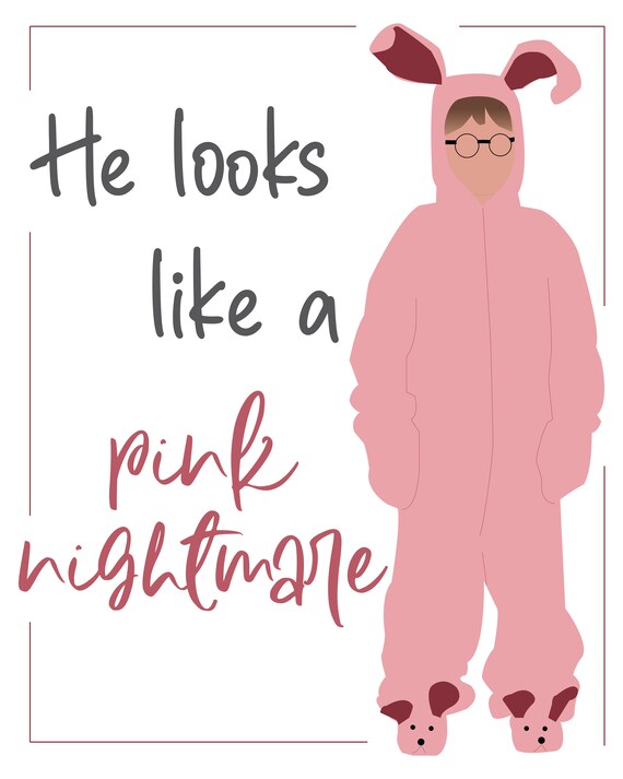 Pink Nightmare Printable | Etsy