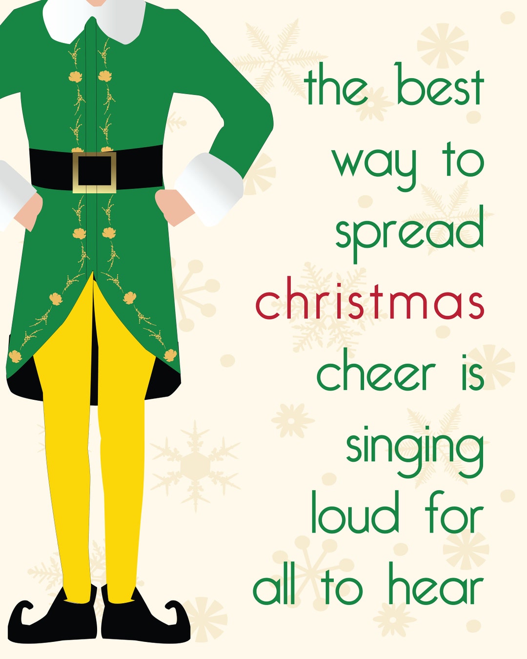 Spread Christmas Cheer Printable - Etsy