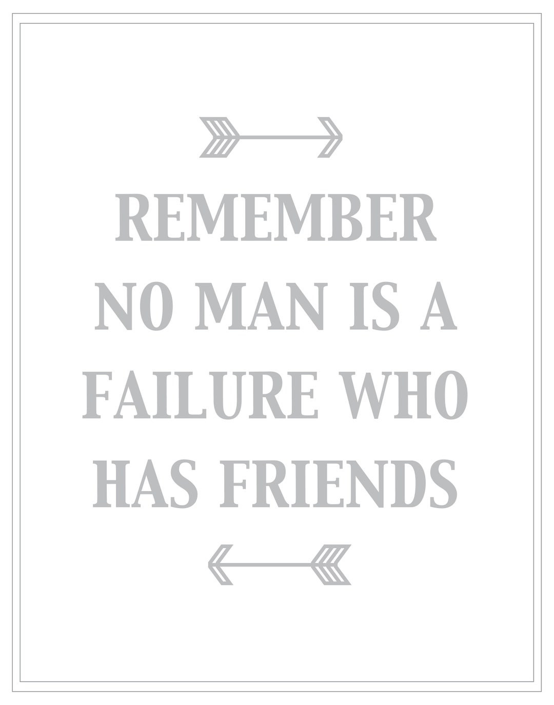 A Man is Not a Failure Printable - Etsy