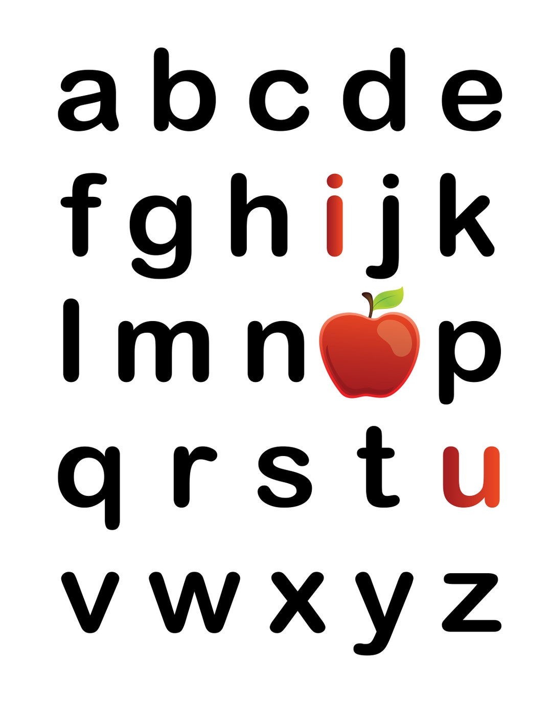 Back to School Alphabet Sign Printable - Etsy