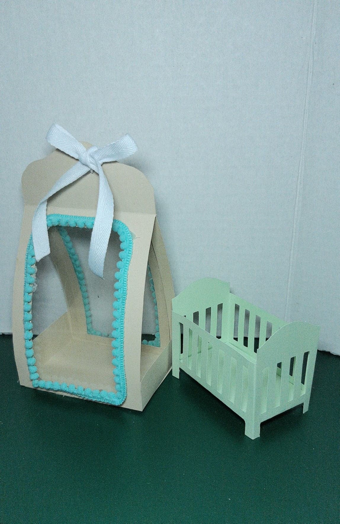 3D Baby Cot Card SVG Templates for Design Space - Etsy UK