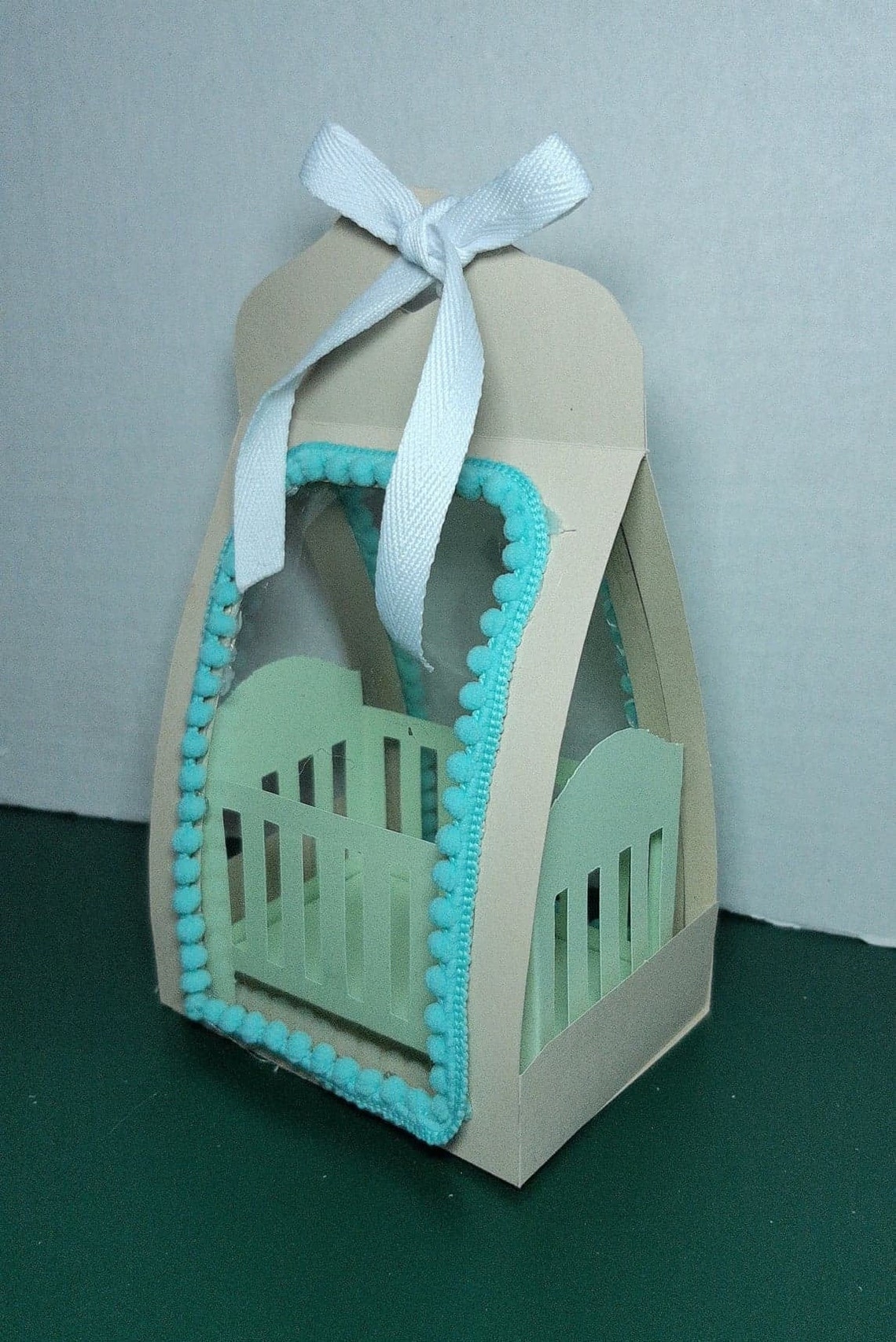 3D Baby Cot Card SVG Templates for Design Space - Etsy