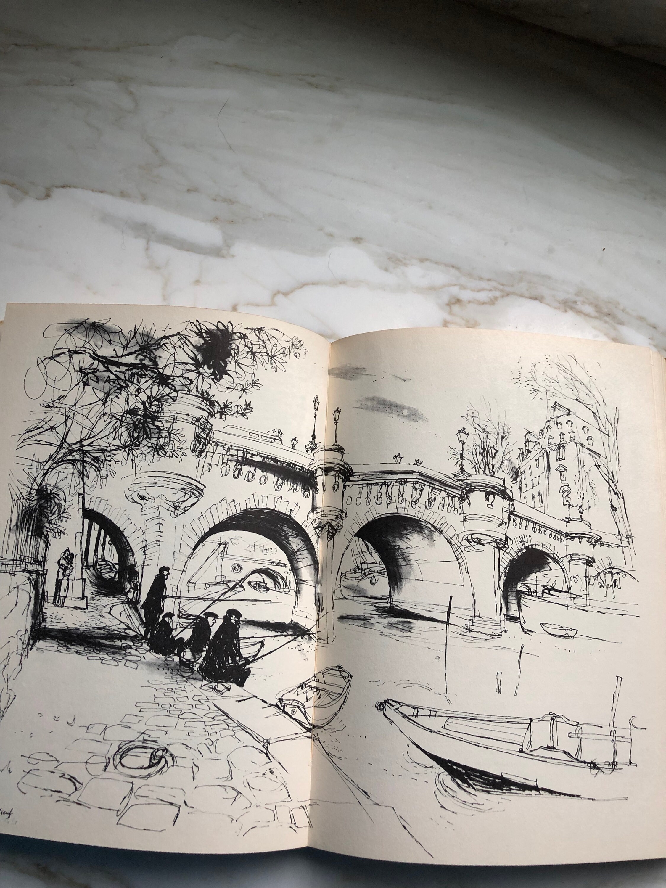 Vintage First Edition Paris Sketchbook by Ronald Searle and Kaye Webb ...