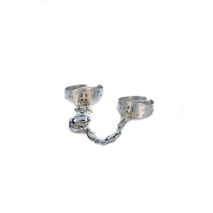 Large Shackle Necklace Bracelet and Ring Set, Uno De 50 Style Horseshoe Jewelry, U Bolt Jewelry ...