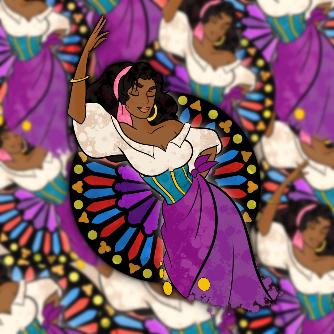 Esmeralda Vinyl Sticker From Disneys Hunchback of Notre Dame - Etsy