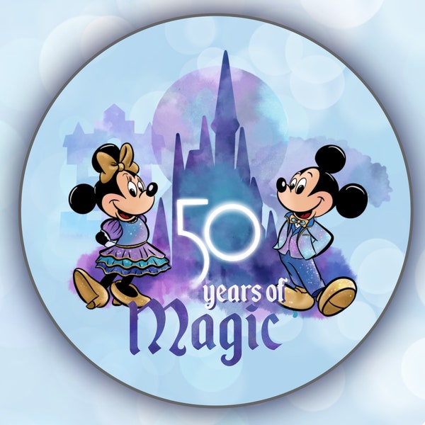 Mickey and Minnie 50th Anniversary Pin - Etsy