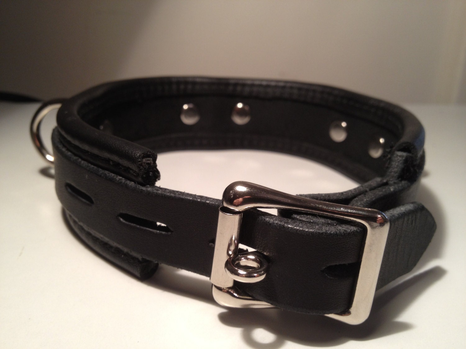 3 D-ring Bondage Collar - Etsy