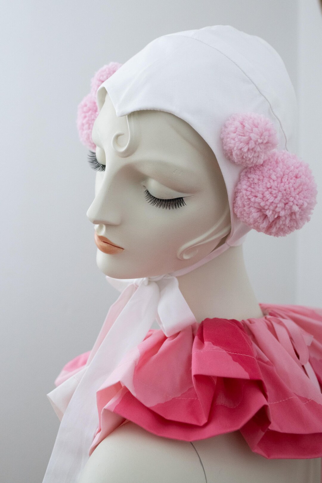 Pierrot Cap and Neck Ruffle: Circus Core Cap and Clown Collar - Etsy