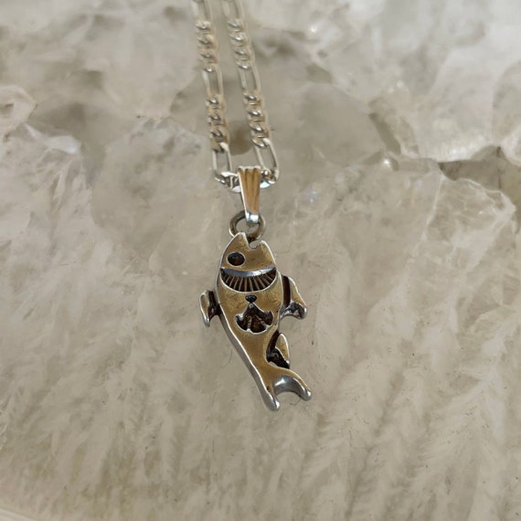 Native American Fish Pendant, Sterling silver, New Me… - Gem