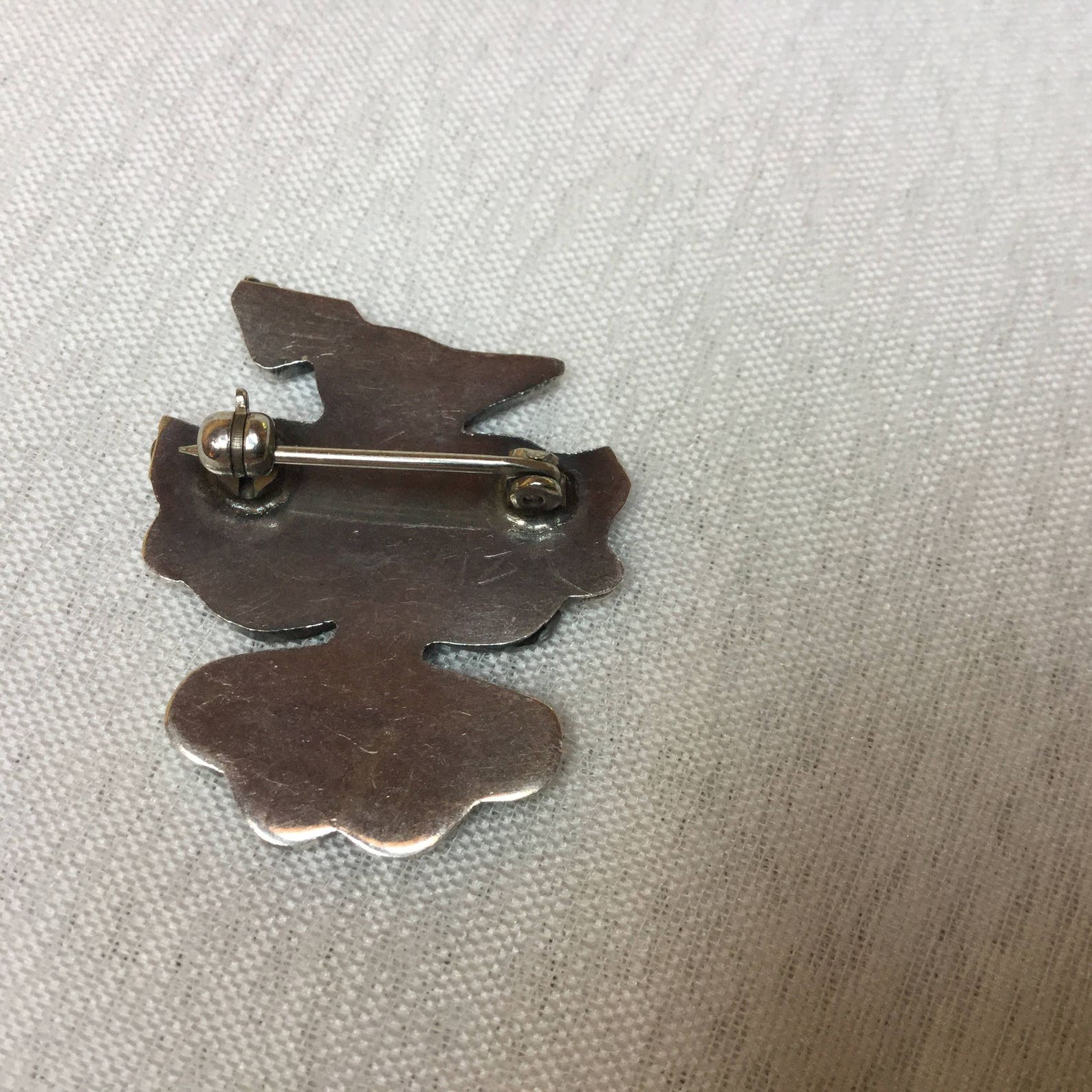 Zuni Thunderbird Pin Amazing Sterling Silver Inlay Native - Etsy