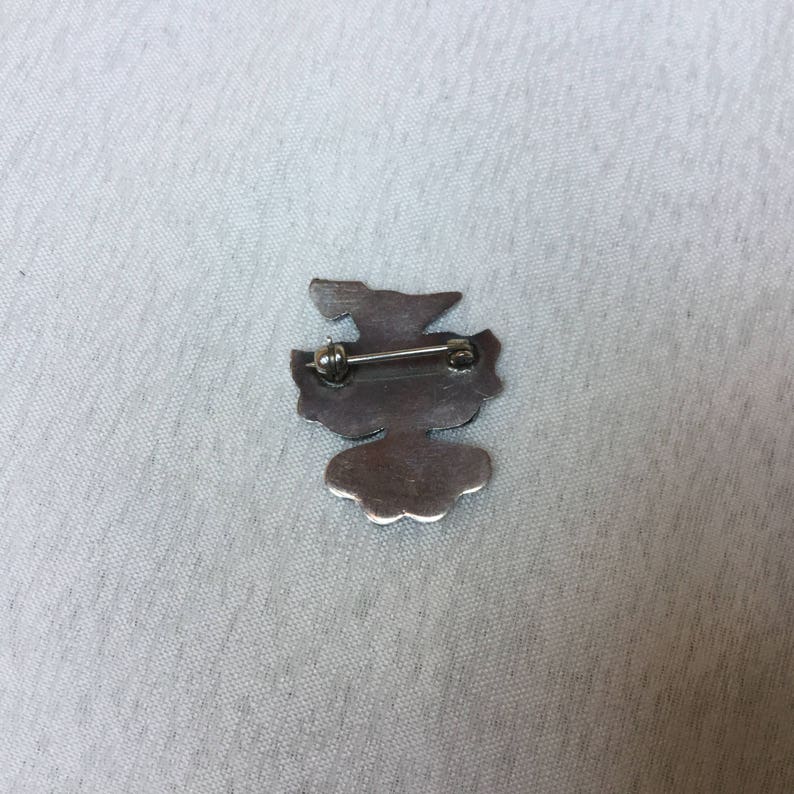 Zuni Thunderbird Pin Amazing Sterling Silver Inlay Native - Etsy