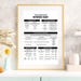 Egg Reference Chart Printable: Kitchen Conversion Guide (digital ...