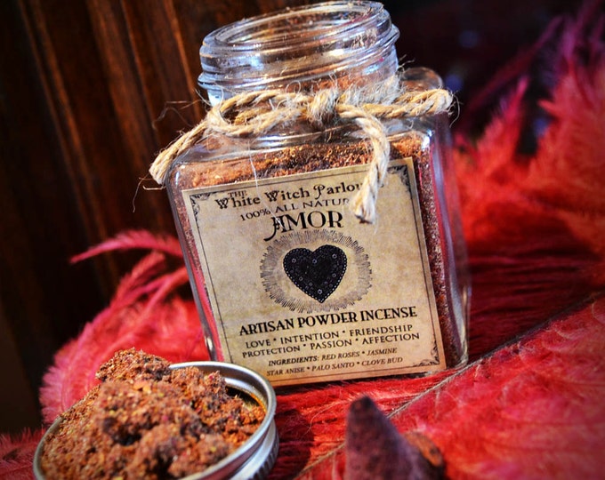 AMOR Powder Incense. All Natural. Love, Intention, Protection, Passion ...