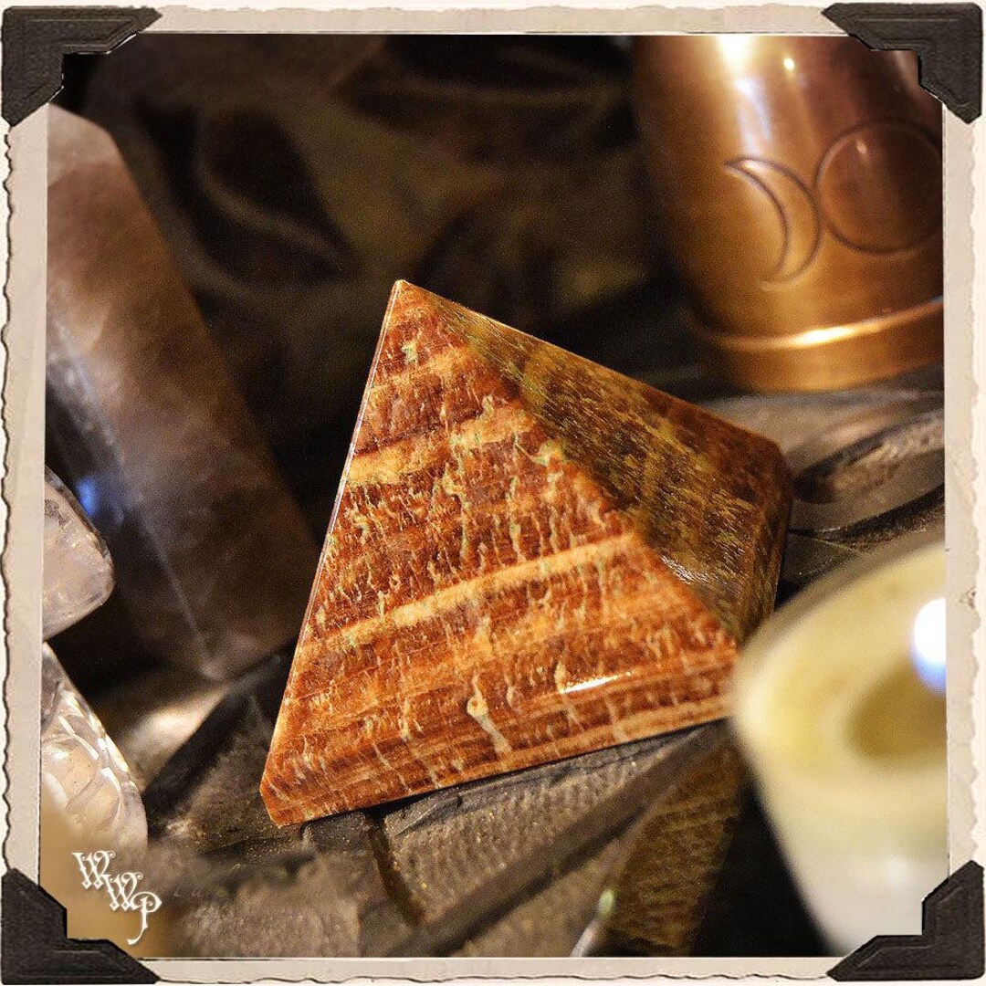 ARAGONITE CRYSTAL PYRAMID. for Earth Healing, Stability & Soul Focus ...
