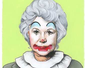 Dorothy Dorothy Zbornak Acrylic Painting Bea Arthur Art Print Golden ...