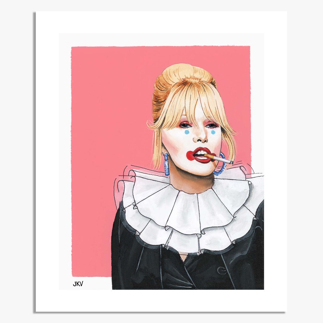Patsy Stone in Greasepaint / Fine Art Print - Etsy