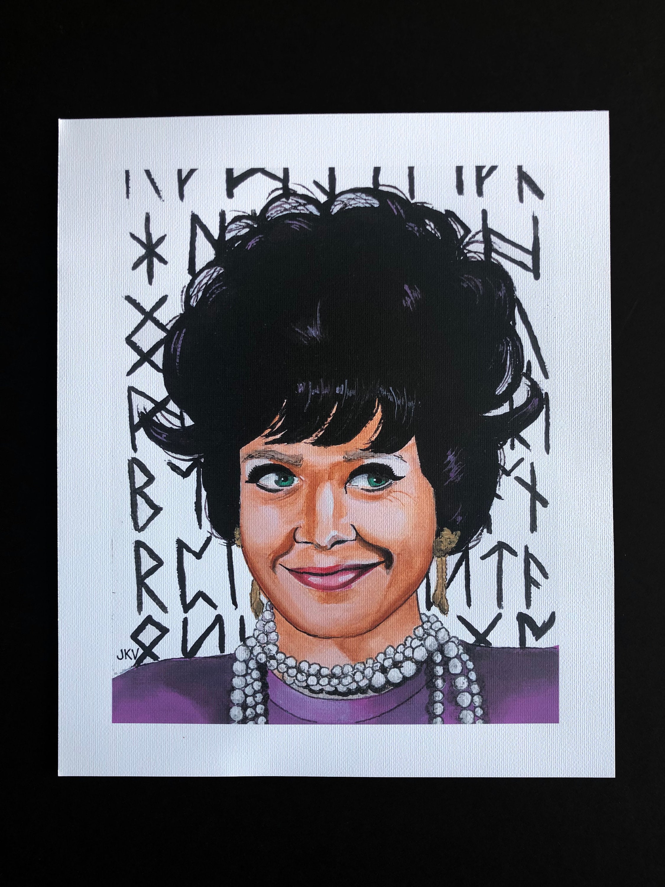 Elizabeth Montgomery as Serena From Bewitched / Fine Art Print - Etsy