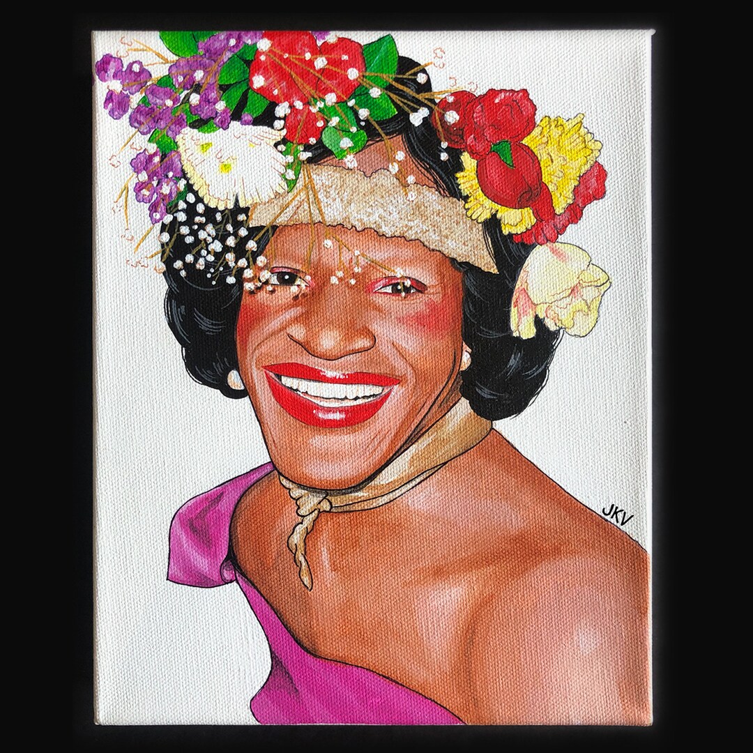 Marsha P. Johnson | Original Acrylic Painting - Etsy