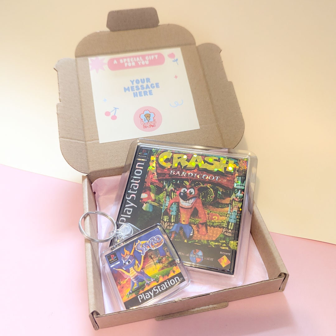 Retro Gaming Gift Box With Keyring & Coaster - Etsy