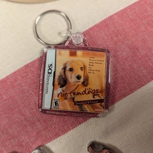 Nintendogs Retro Vintage Gaming Acrylic Keyring - Etsy
