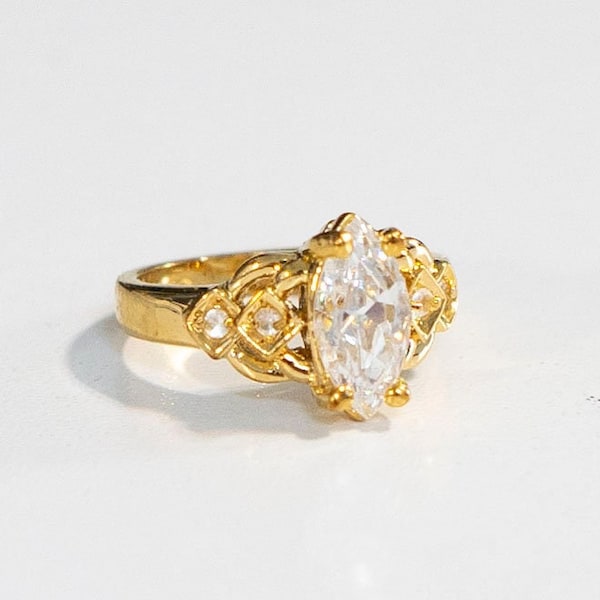 14k Hge Lind Ring - Etsy