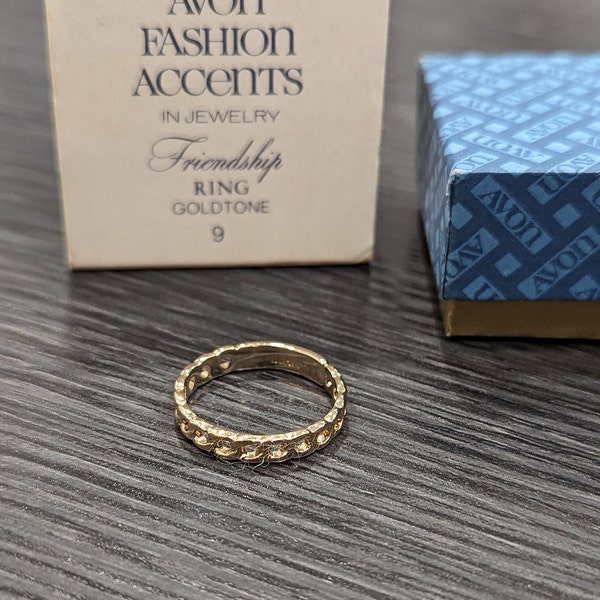 Avon Vintage Initial Ring - Etsy