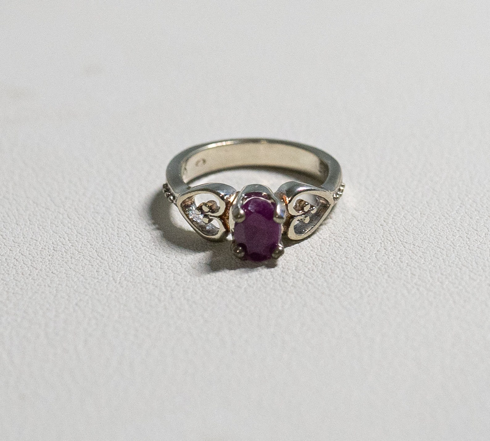 Vintage Avon Ruby Love Sterling Ring 1999 Genuine Ruby - Etsy