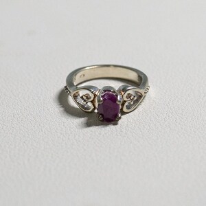 Vintage Avon Ruby Love Sterling Ring 1999 Genuine Ruby - Etsy
