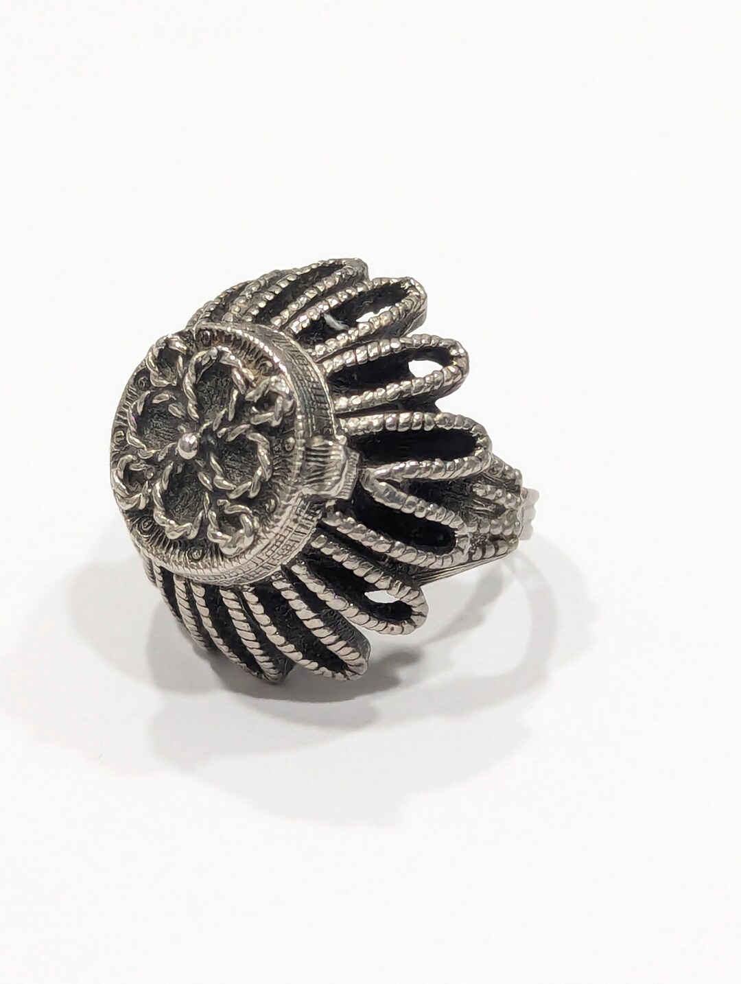 Antique Poison Adjustable Ring Vintage Florenza Stunning Estate Antique ...