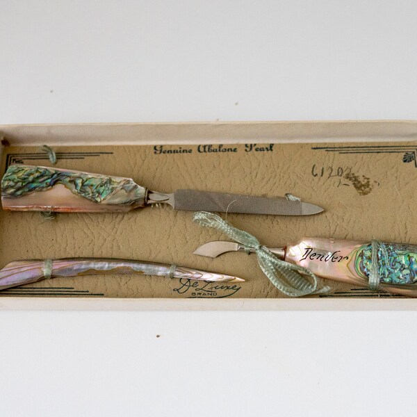 Antique Manicure Set - Etsy