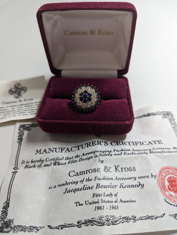Camrose & Kross JBK 18KT Sapphire Bullseye Impressive… - Gem