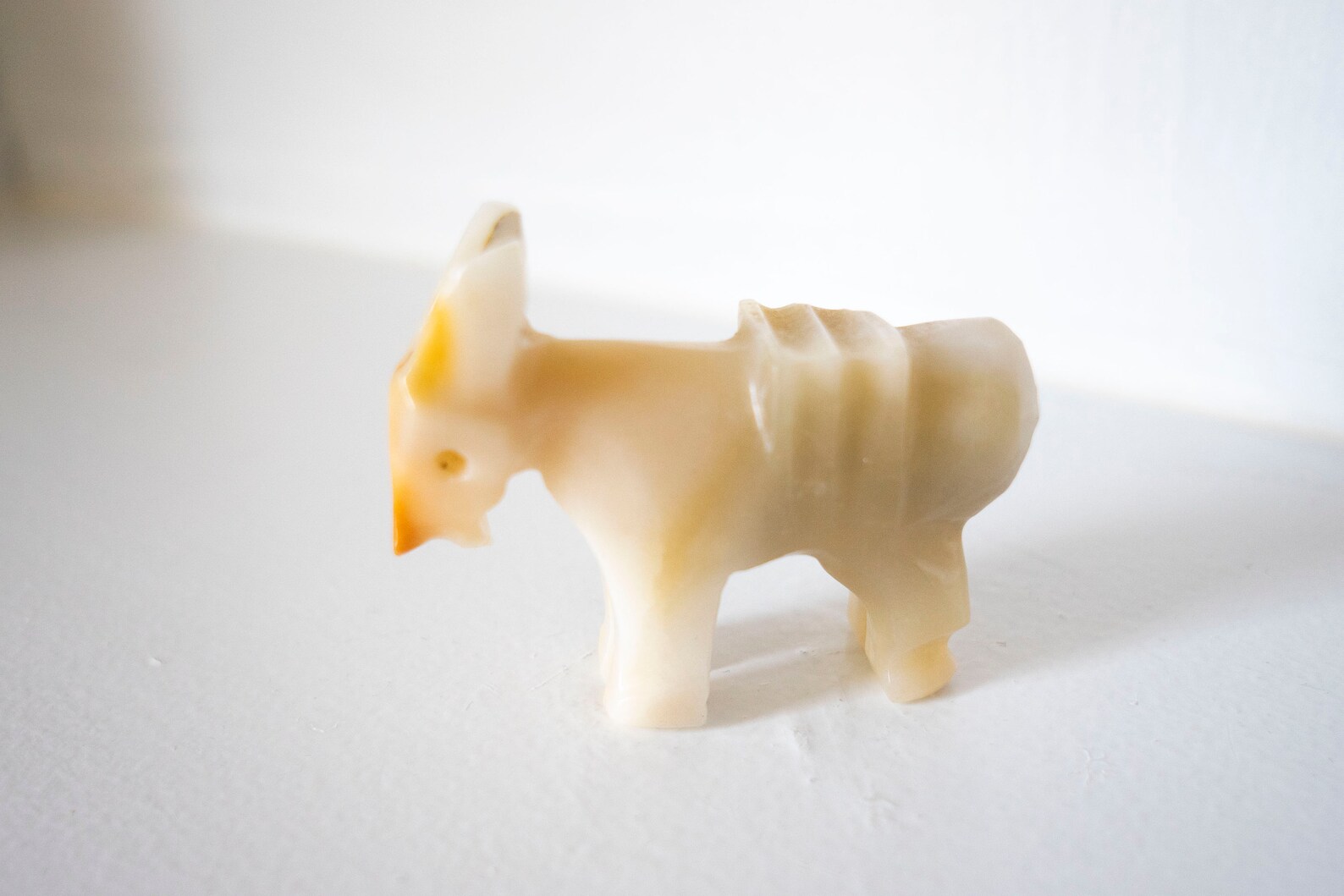 Marble Onyx Stone Burro Mule Donkey Mexico Animal Figure 2.5" X 2" - Etsy