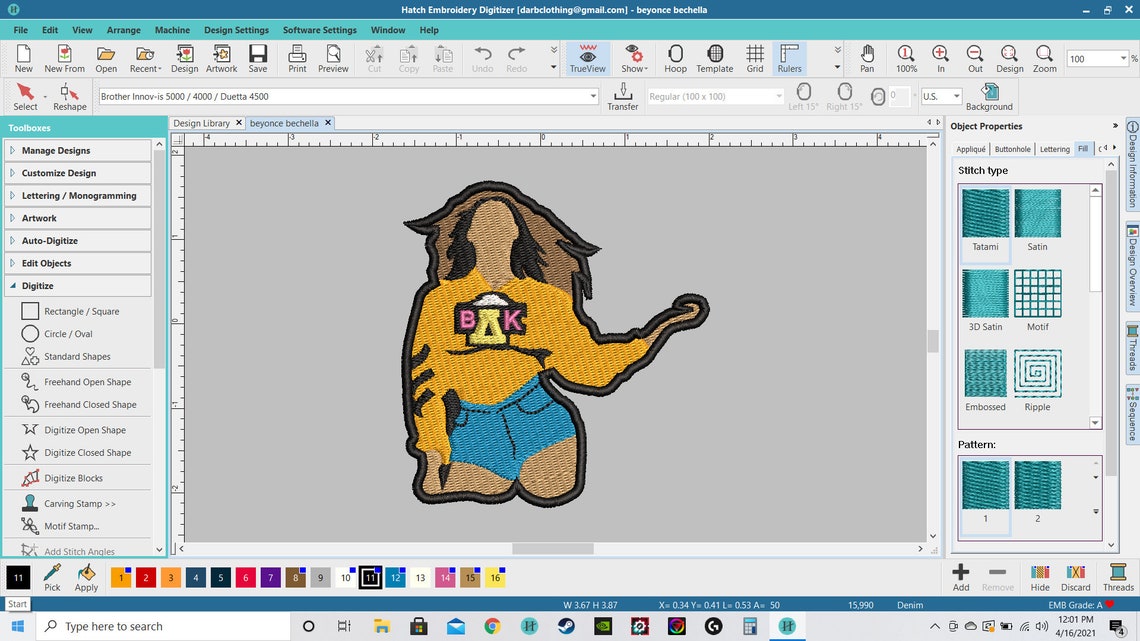 Machine embroidery files & EMB file | Etsy