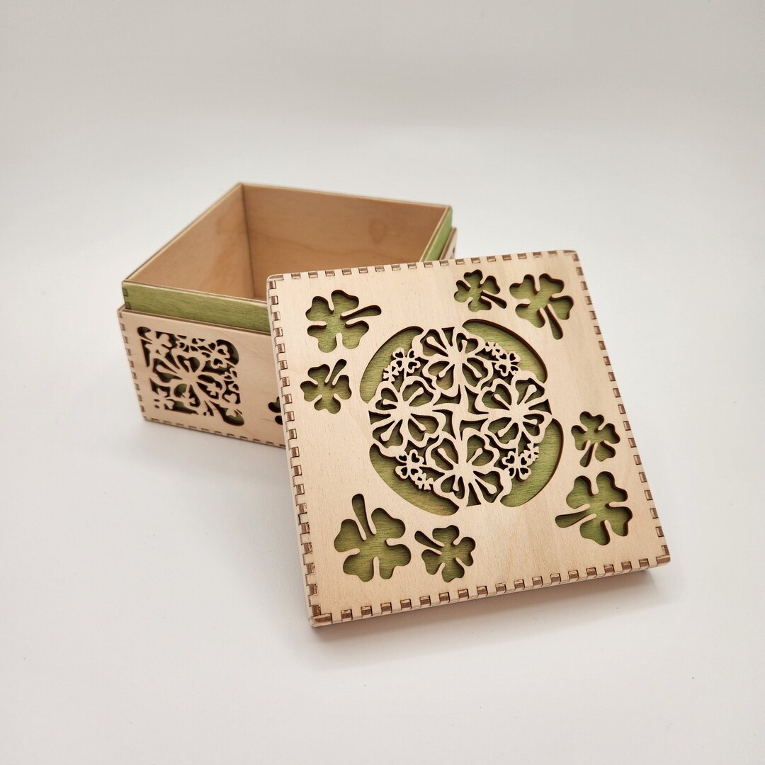 Large Shamrock Box - Etsy