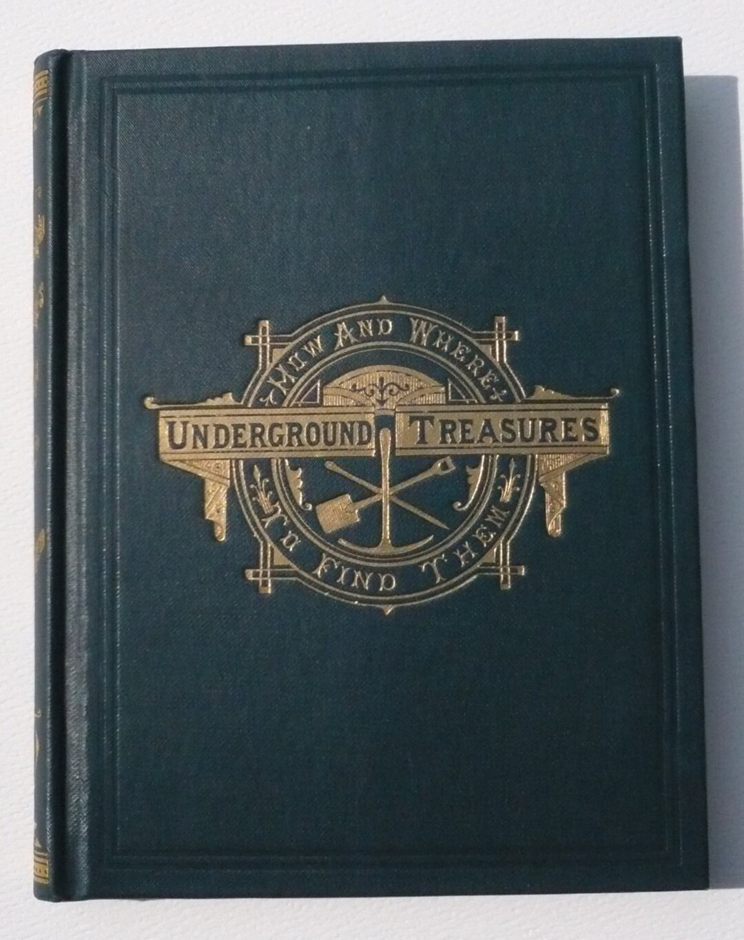 Vintage Antique Book - Underground Treasures – Gold Nugget - Etsy