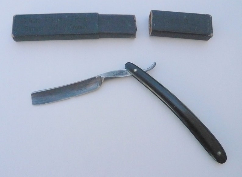 Vintage Antique Straight Razor - Etsy