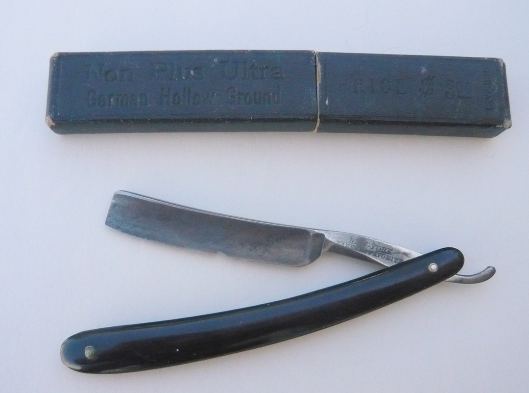 Vintage Antique Straight Razor - Etsy